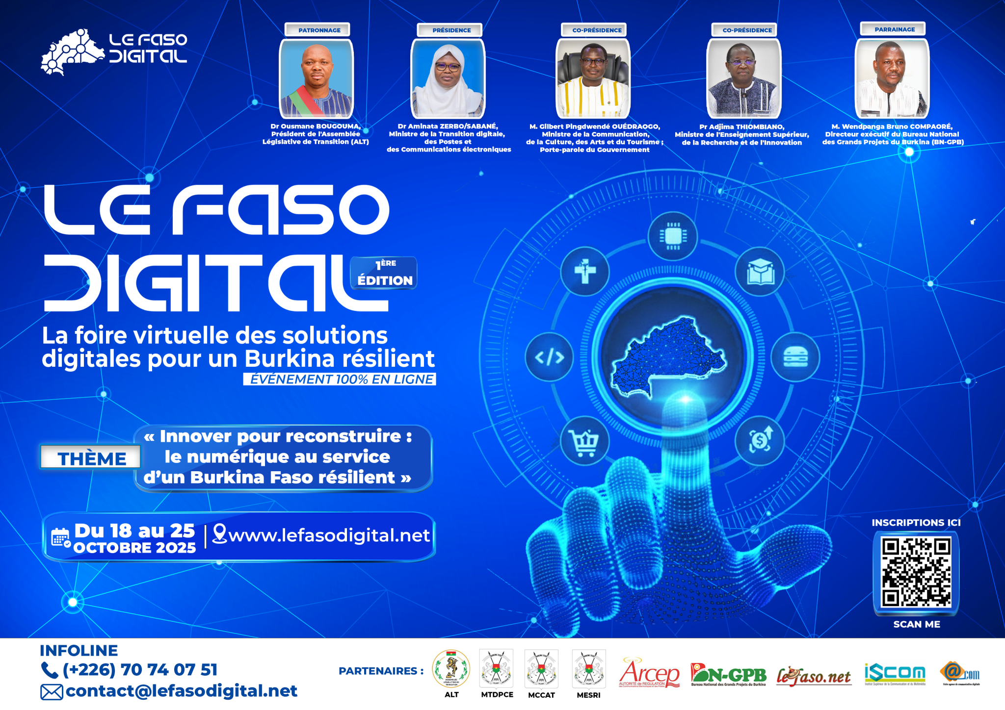 Le Faso Digital 2025 : Appel à participation à la première Foire virtuelle des solutions ...